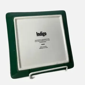 Indigo | Accents | Indigo Plate U Is For Up North Alpha Ceramic Cottage ...